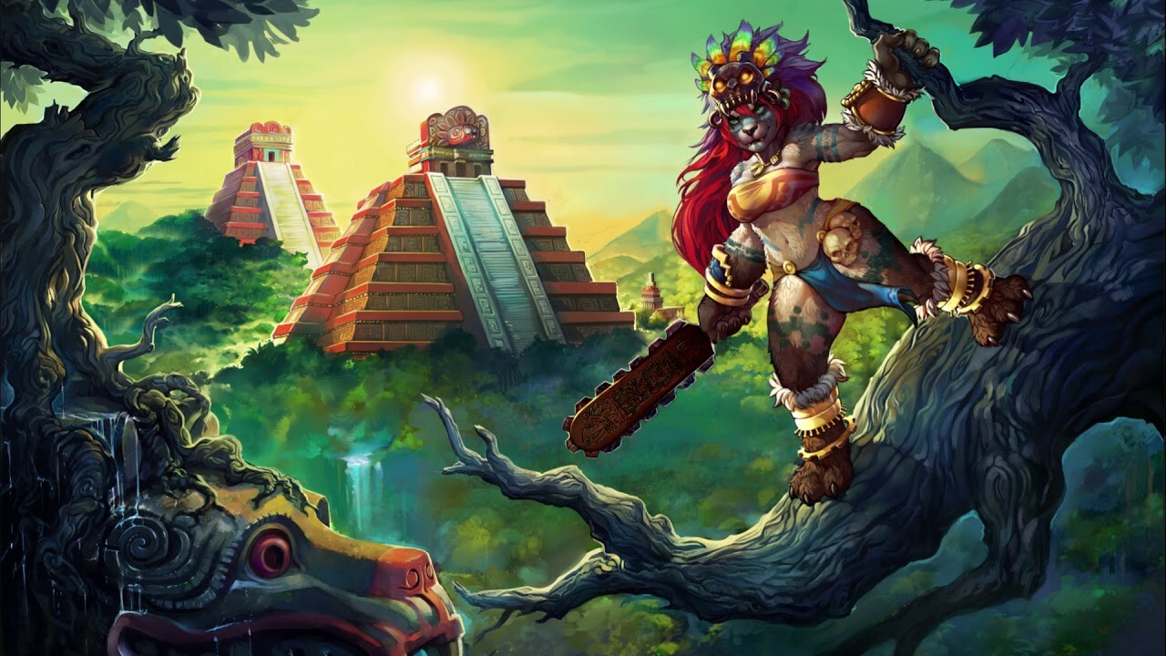 ArtStation - Aztec girl