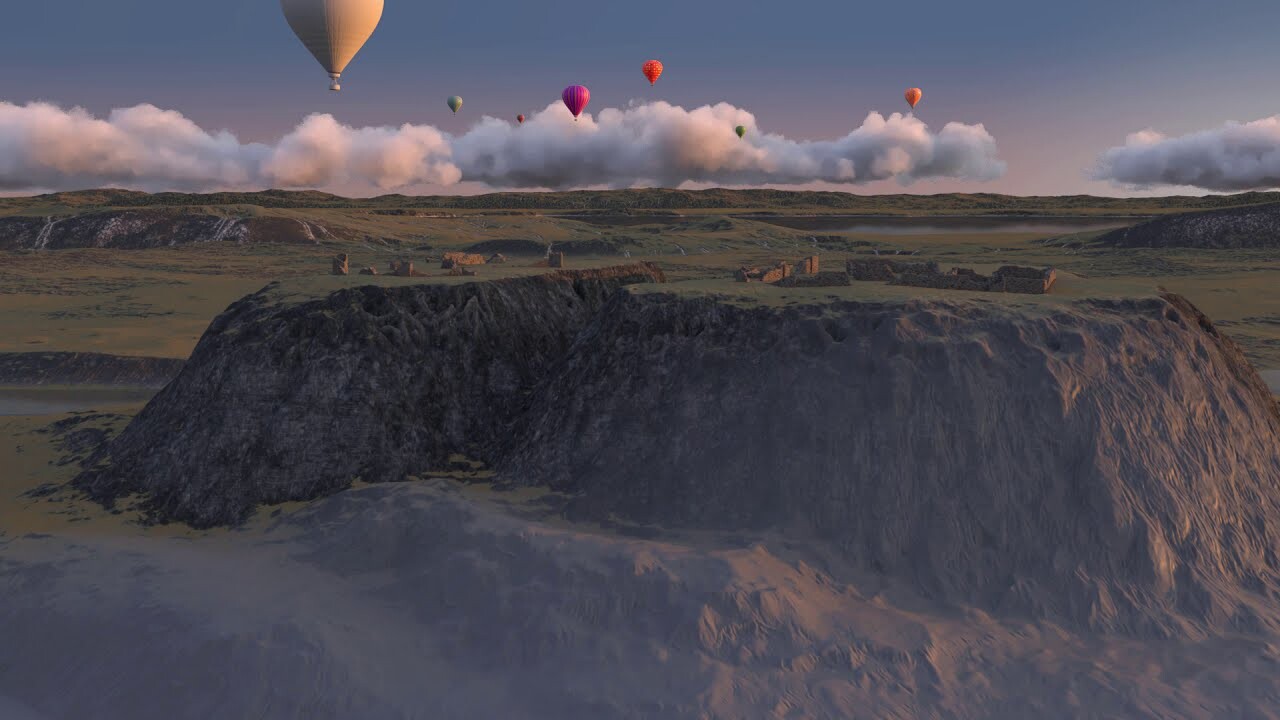 ArtStation - Houdini Environment - Icelandic Landscape (Breakdown)