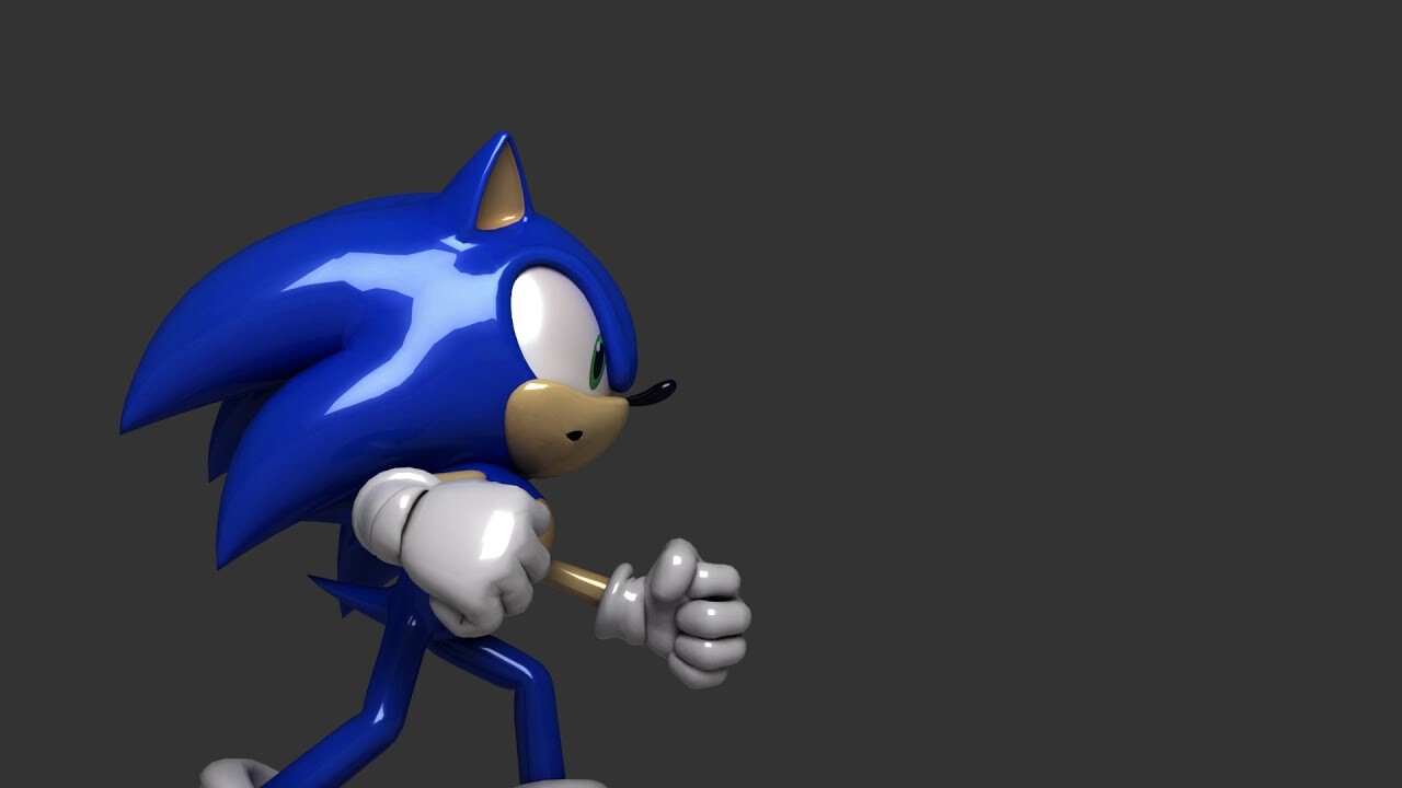 ArtStation - Faker (Maya Sonic the Hedgehog Animation)