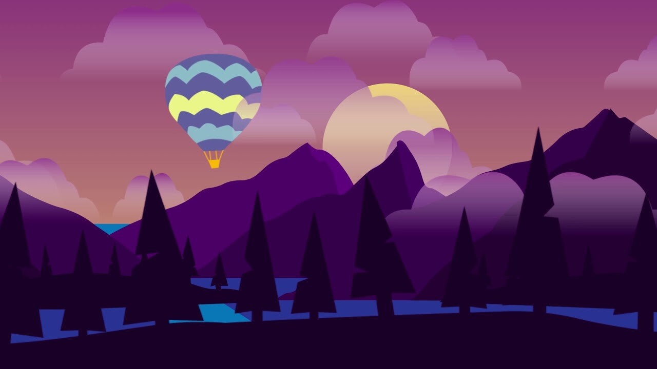 ArtStation - Trip. Panoramic 2D Animation