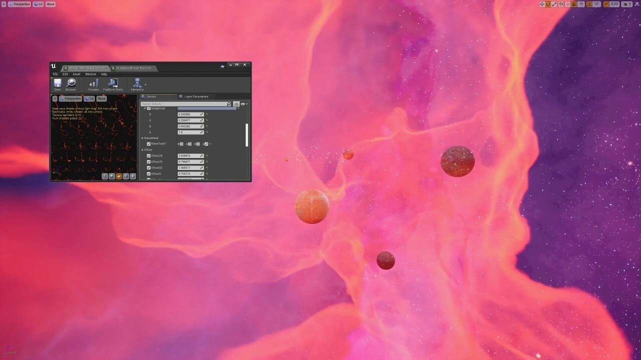 ArtStation - Volumetric Nebula in Unreal Engnie 4 using Raymarching