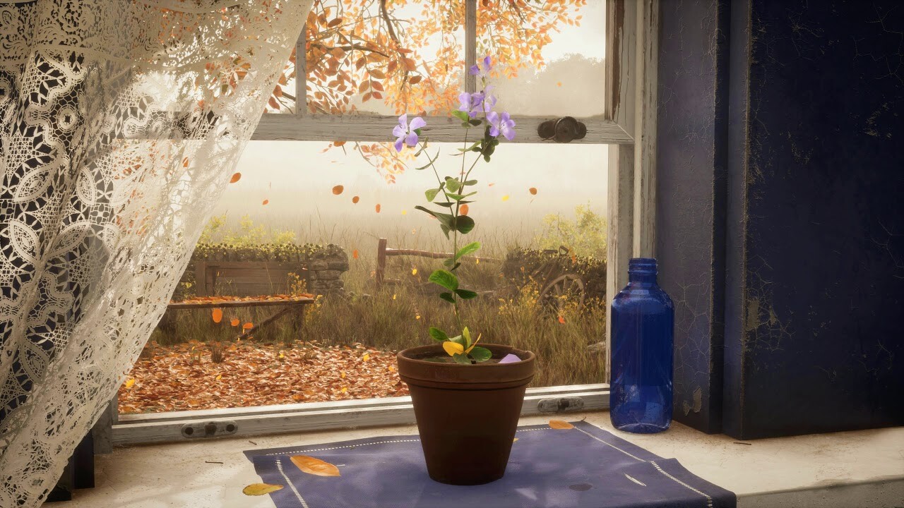 ArtStation - Window into autumn