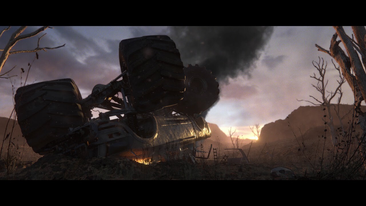 ArtStation - Desert Crash