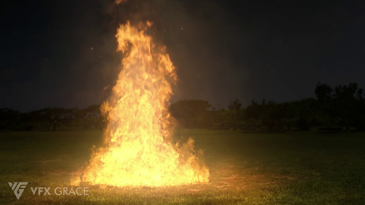 VFX Grace - Houdini Pyro | Fire