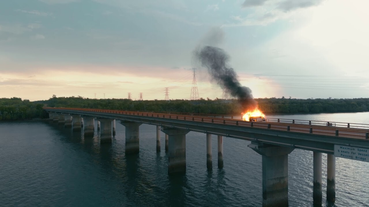 ArtStation - Houdini - Bridge Car Crash