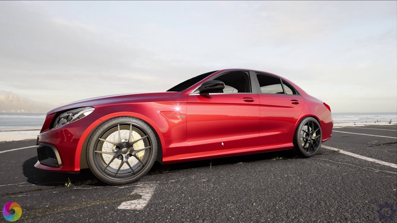 ArtStation - UE4 Car configuration with ray tracing