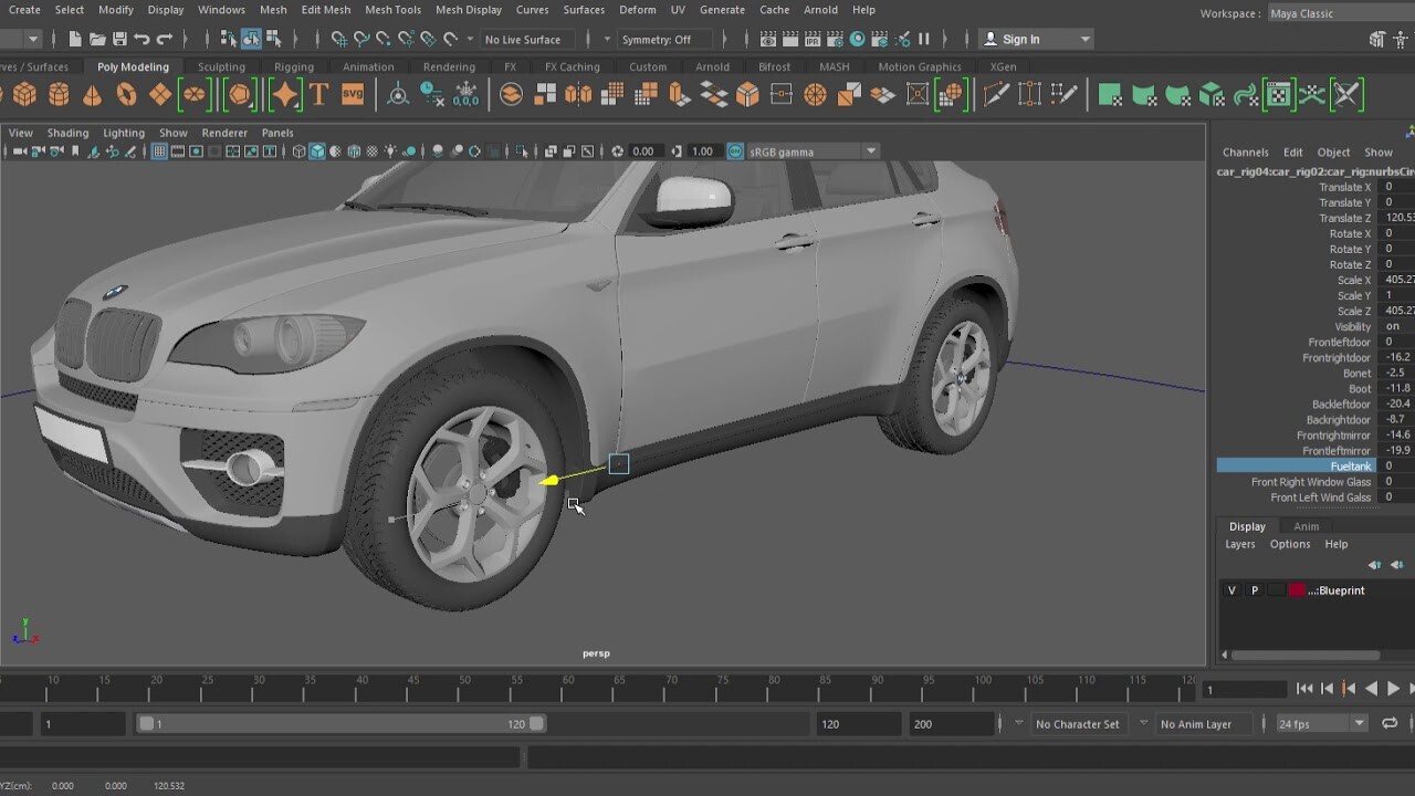 ArtStation - car rigging work
