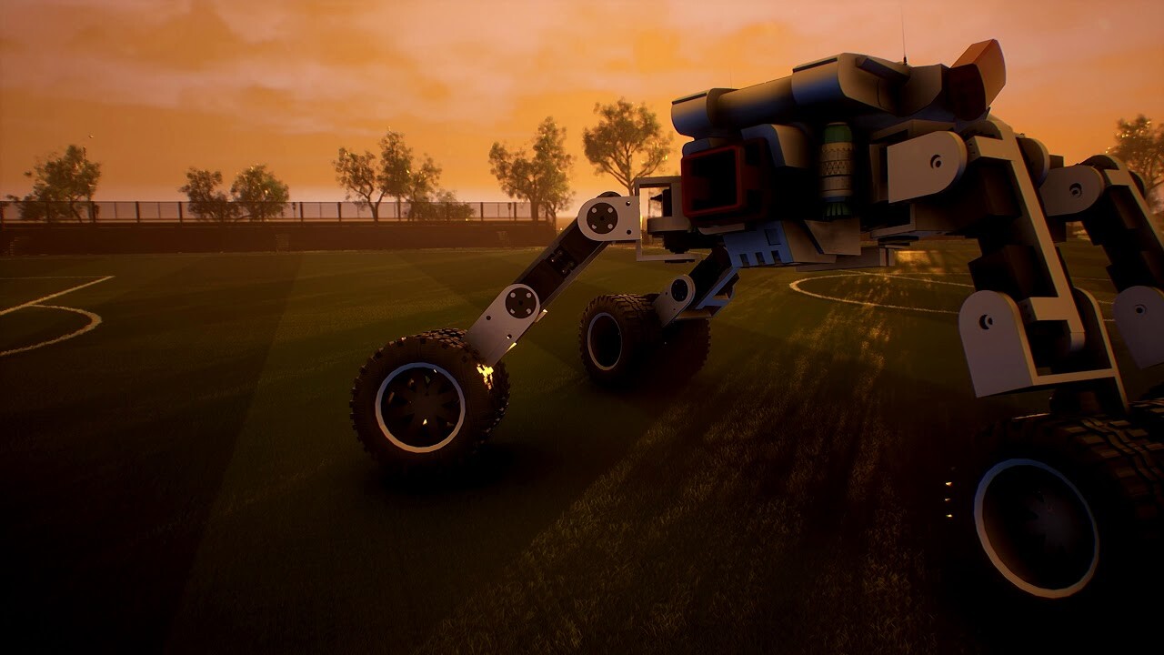 ArtStation - Game project with realistic-physical movement of robots