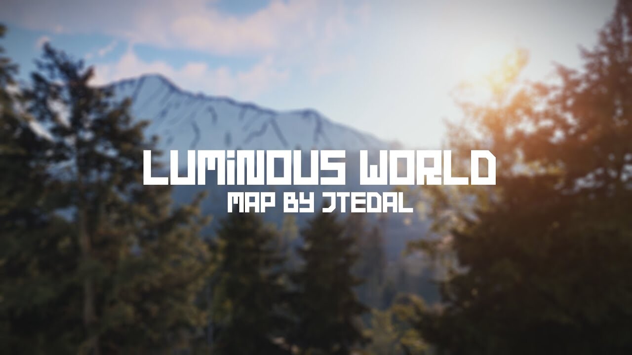 ArtStation - Luminous World (Custom map by jtedal)