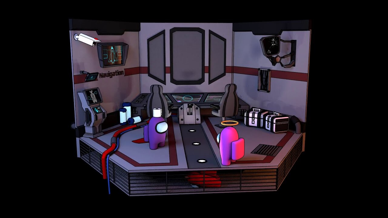 ArtStation - Among Us - Navigation