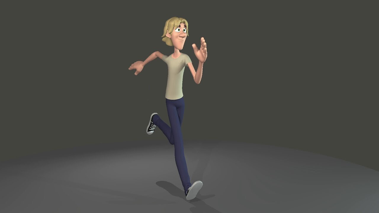 ArtStation - Run Cycle 3D Animation| Malcolm Rig