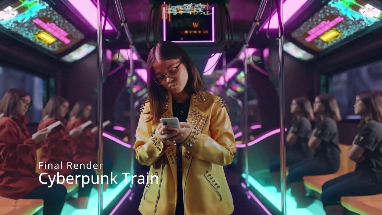 ArtStation - Cyberpunk Train VFX Breakdown