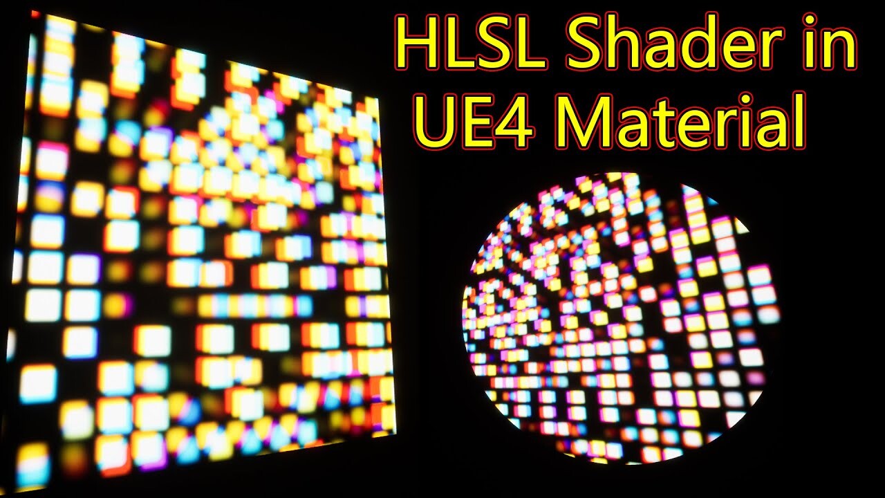 ArtStation - HLSL Shader in UE4 Material Custom Node