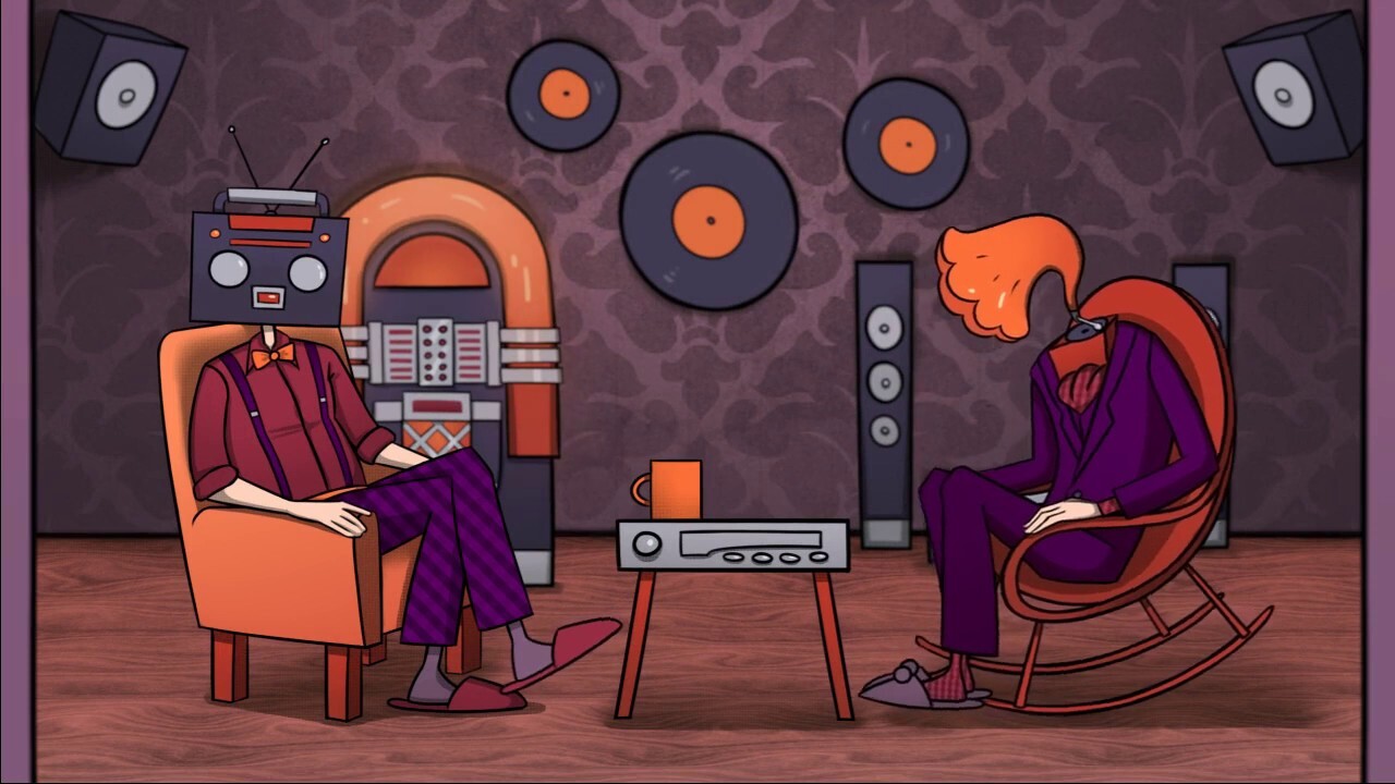 ArtStation - Animated video "Furniture World". Short 2D animation.