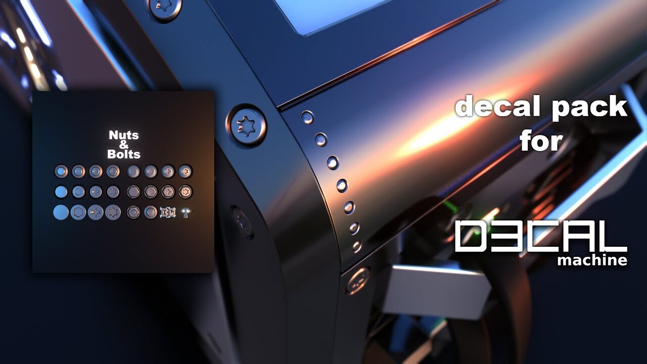 ArtStation - Decal Pack for the Blender add-on DECALmachine