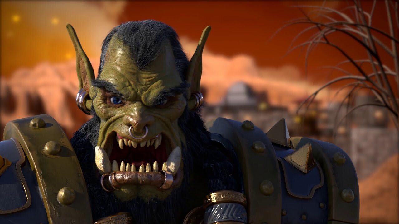 ArtStation - Warcraft orc animation, "Orc 2021" (fanart)