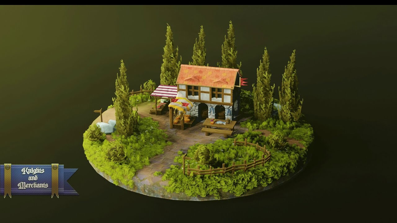 ArtStation - Inn Knights&merchants 3D project