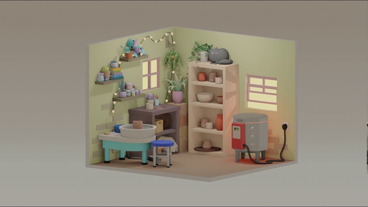 ArtStation - Pottery Studio