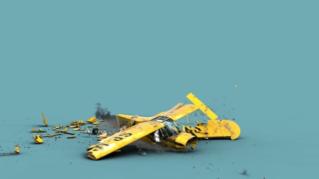 ArtStation - Plane Crash