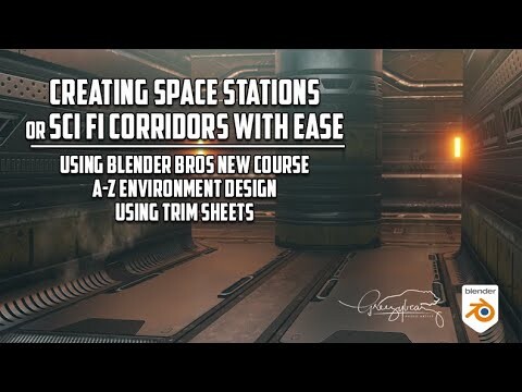 ArtStation - SHOWING OFF the NEW BLENDER BROS COURSE. This is AMAZING!