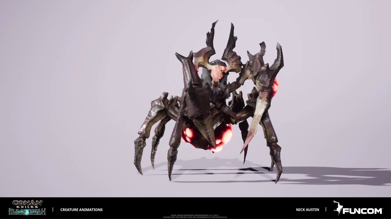 ArtStation - Conan Exiles: Isle of Siptah Creature Animations