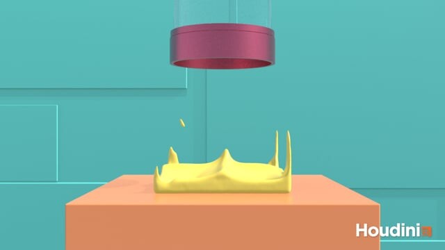 ArtStation - Houdini ball flip fluid sim