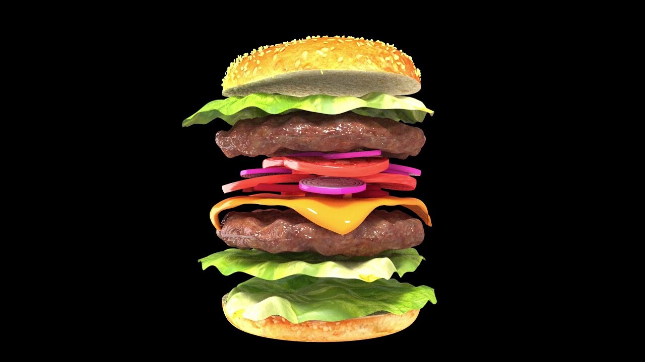 ArtStation - Burger Animation
