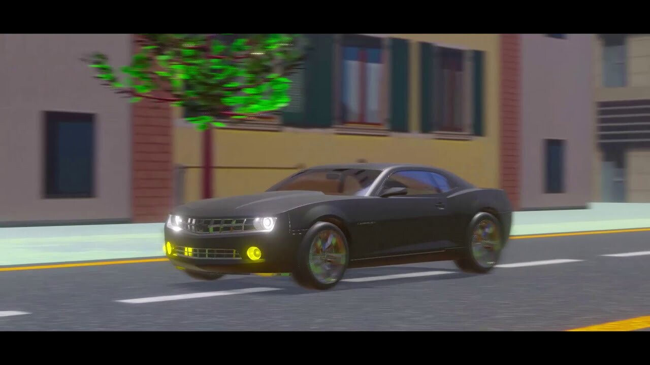 ArtStation - Car Scene With Train Animation