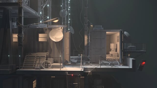 ArtStation - Container Tower | Concept| Modeling | Layout | Lighting
