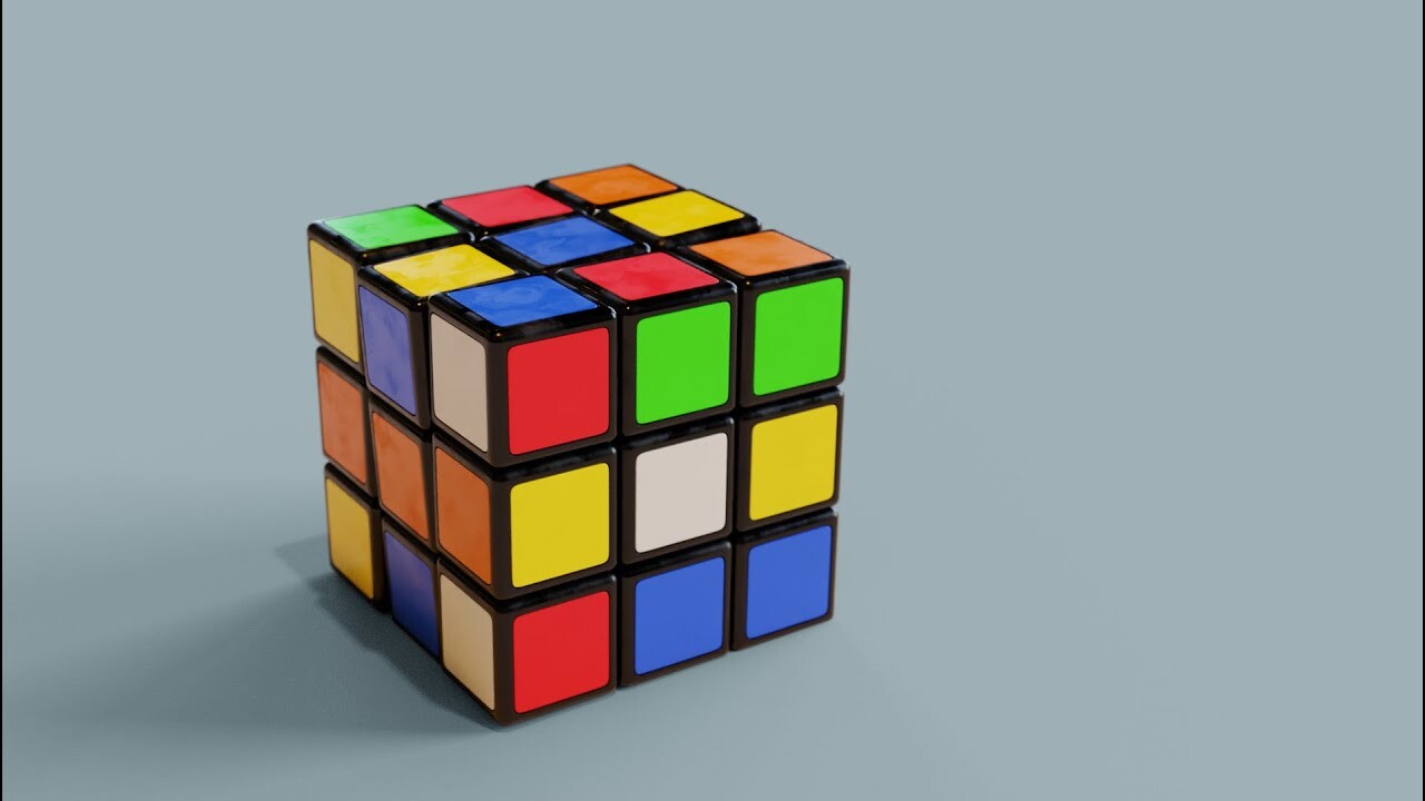ArtStation - Rubik's Cube Animation