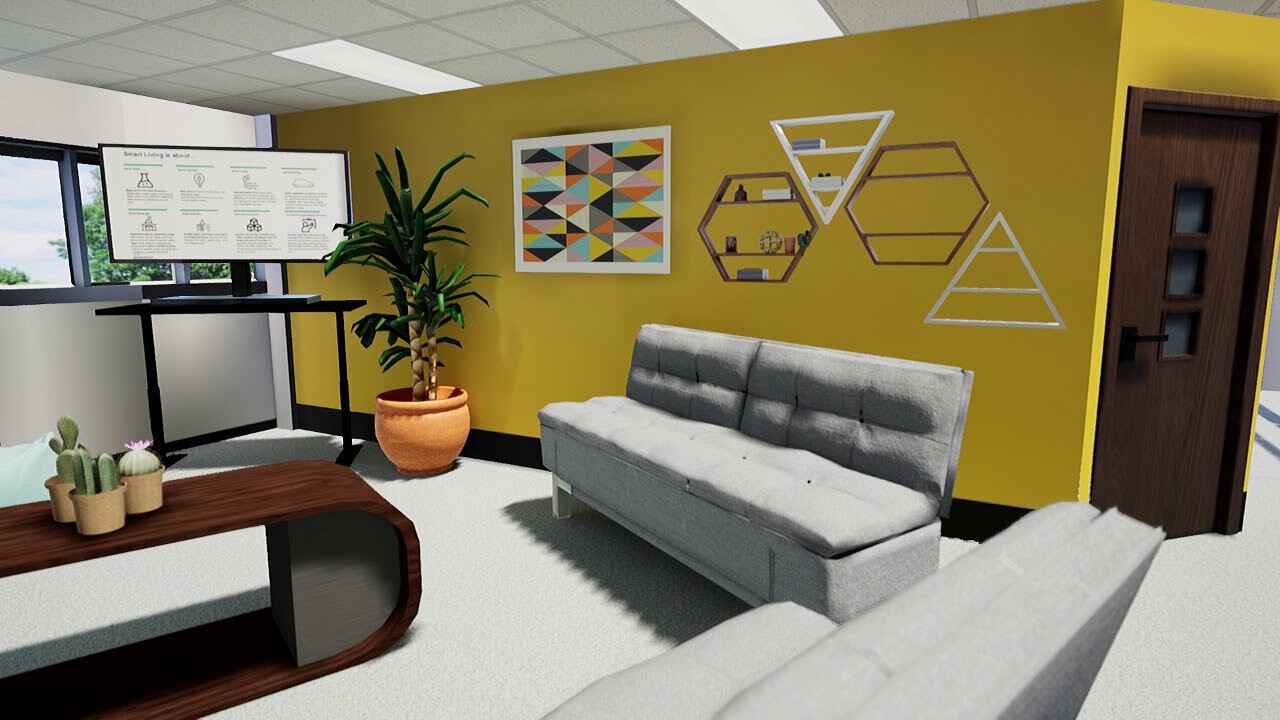 ArtStation - A 'Smart Living' Office in VR