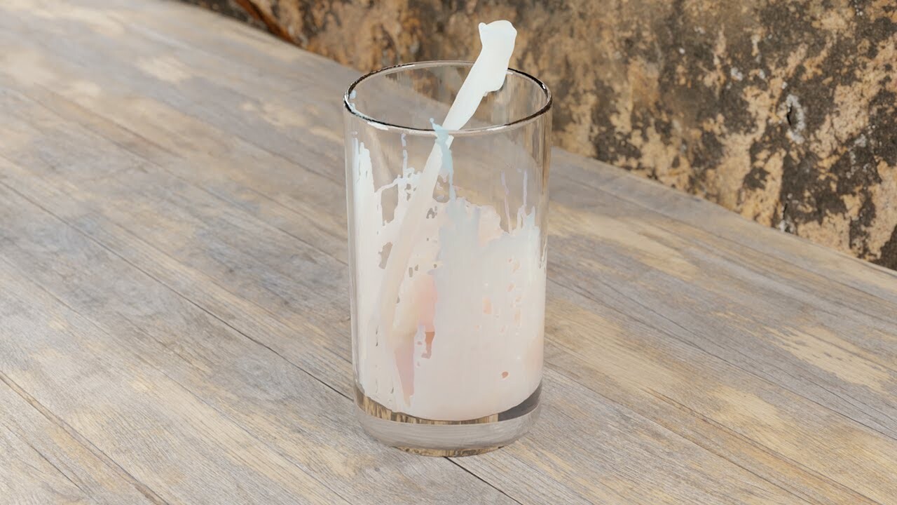 ArtStation - slow motion flud simulation