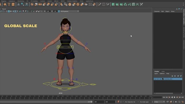 ArtStation - Elsa Character Body - Rig