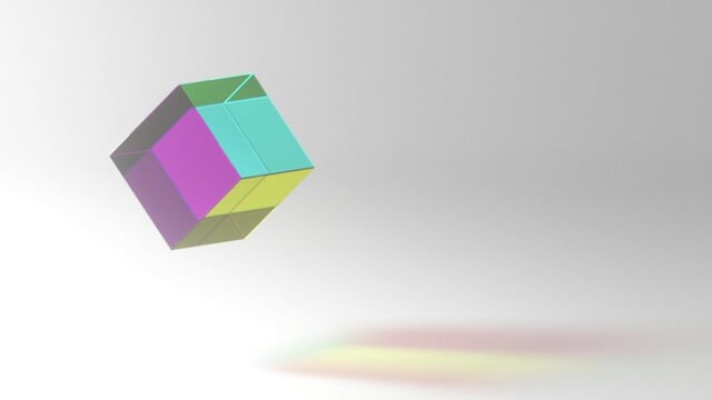 ArtStation - CMY cube additive color mixing