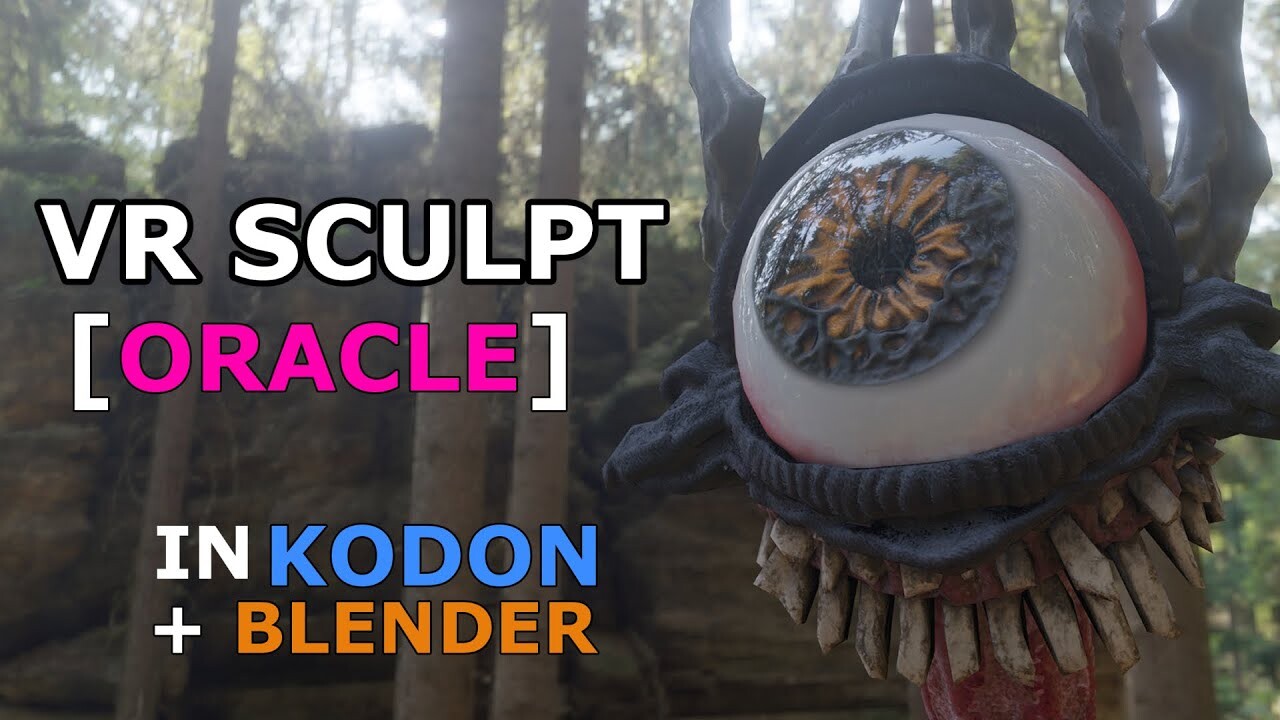 ArtStation - Oracle, animated VR sculpt