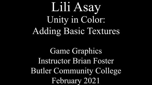 ArtStation - Unity in Color: Adding Basic Textures