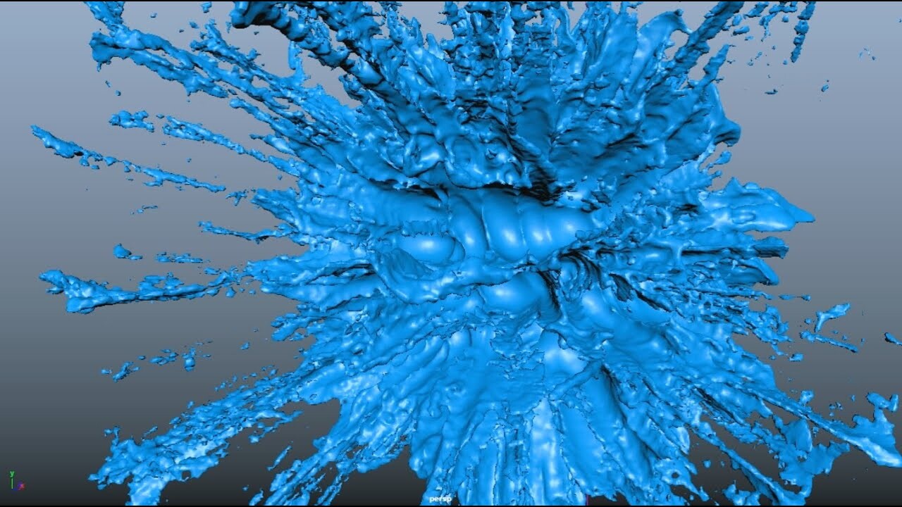 ArtStation - maya fx water boom ll 물의 호흡 ll bifrost