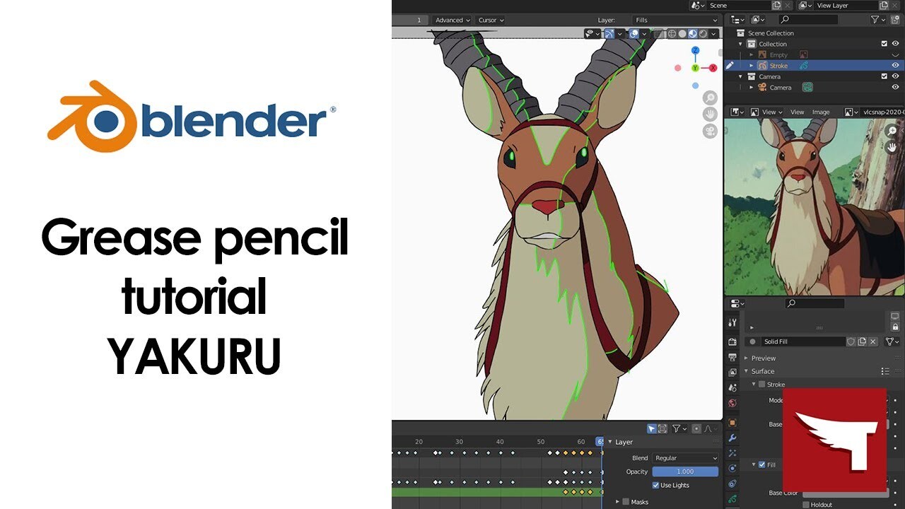 ArtStation - Blender Grease Pencil Tutorial | YAKURU | Blender 2.91