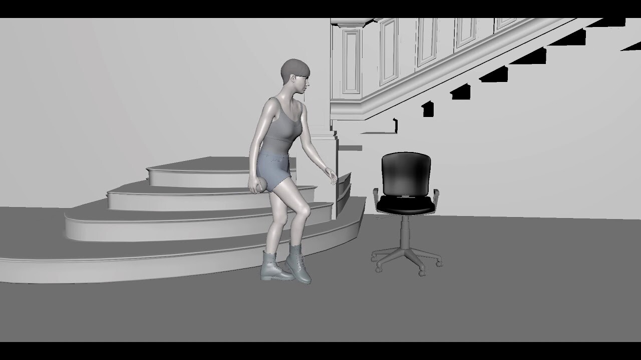 ArtStation - Biped Action Shot