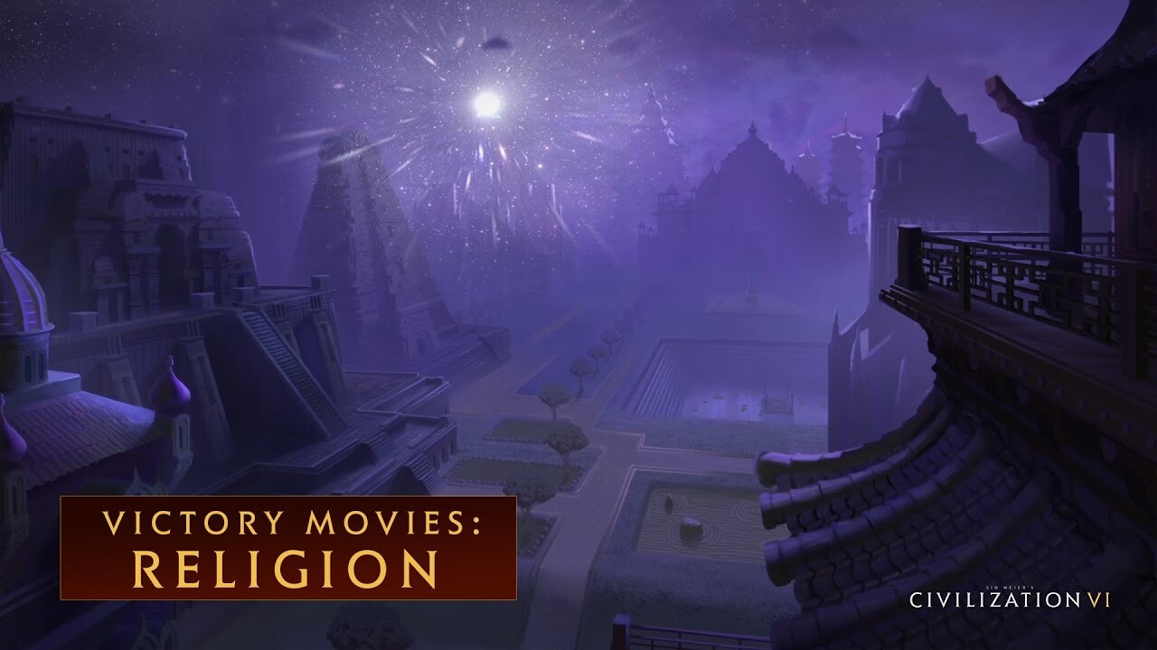 ArtStation - Civilization VI- Illustration for Victory Movie for Religion