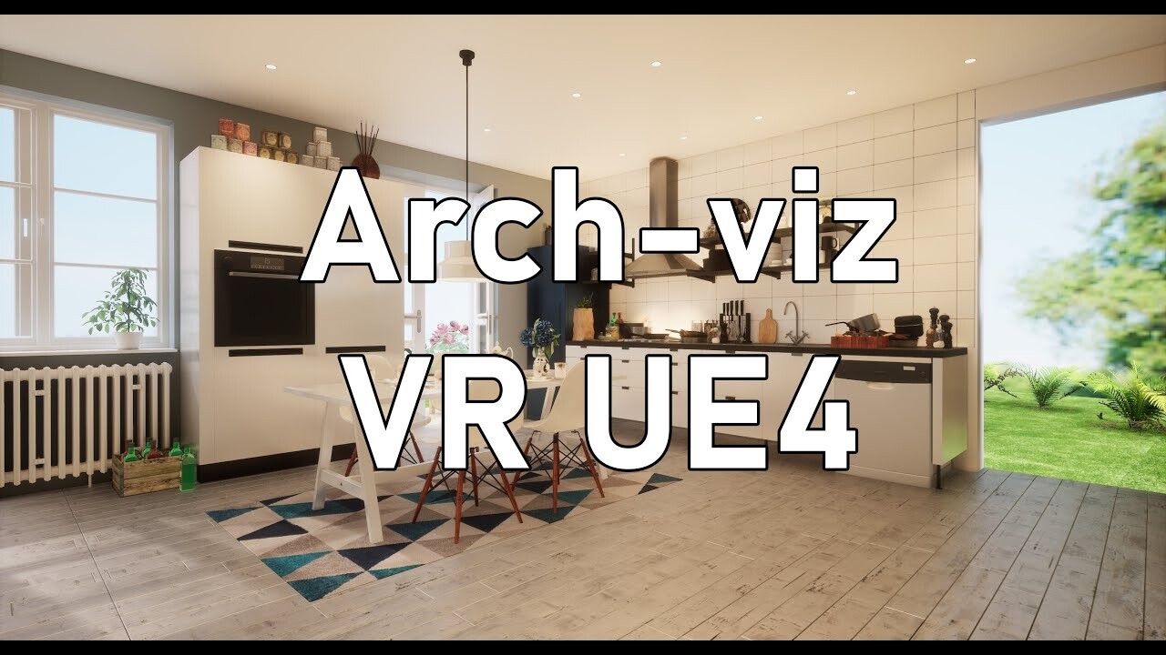 ArtStation - Arch-Viz Kitchen Vr | Virtual Reality | Unreal Engine 4