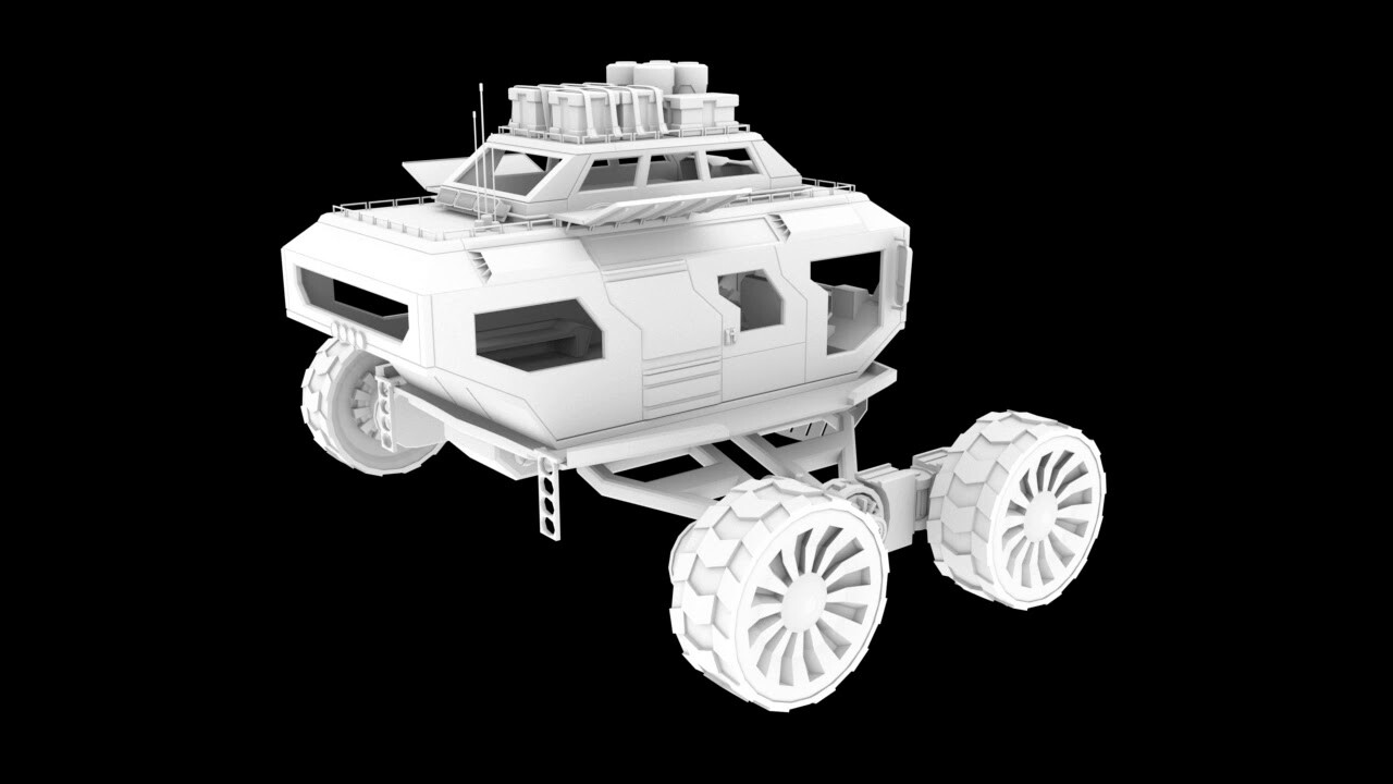 ArtStation - Rover Mars 2, "3D sortie du Placard"