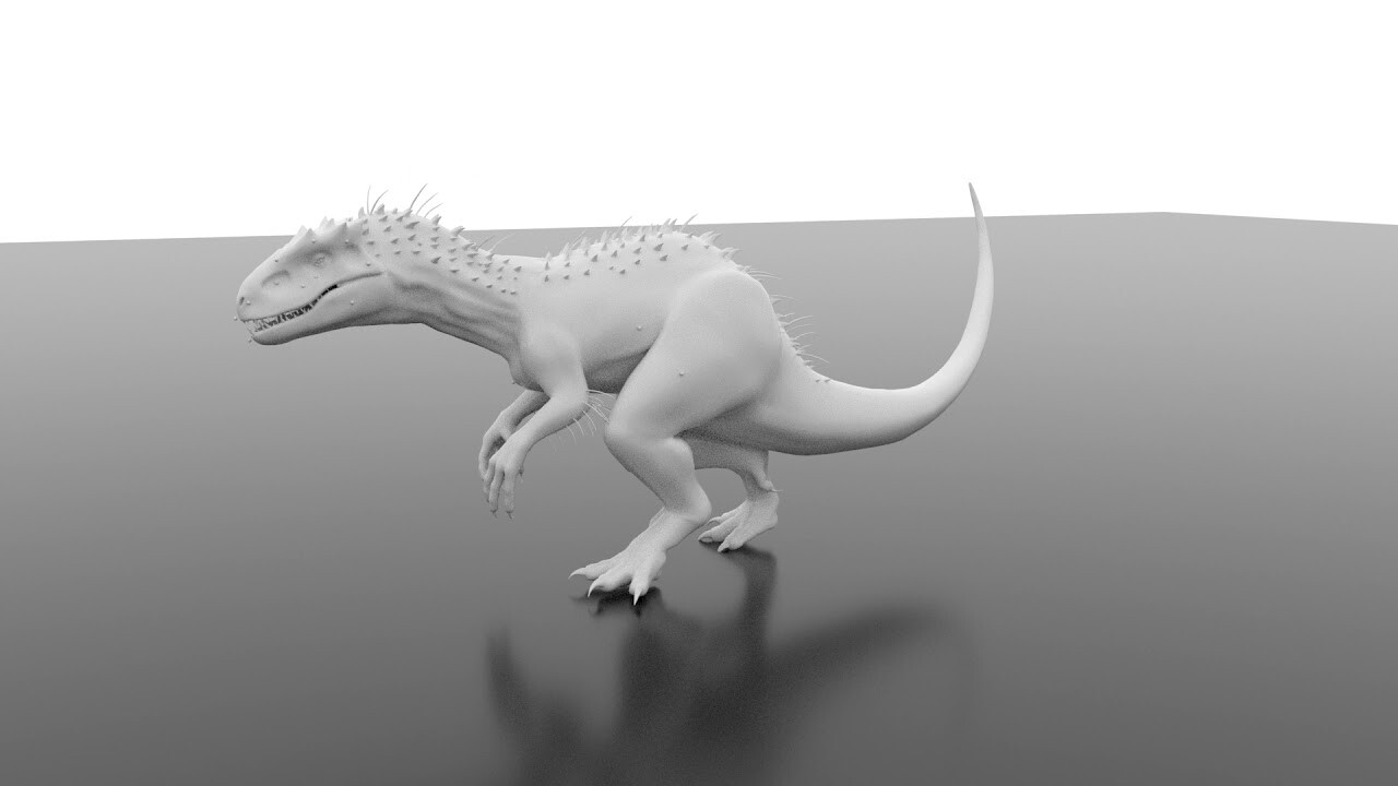 ArtStation - T_Rex_walk_animation