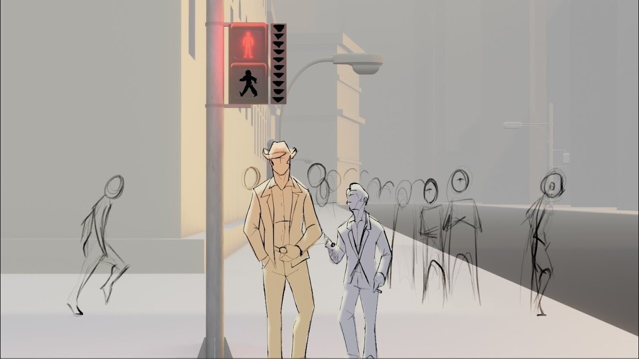 ArtStation - Animatic storyboards practice