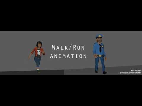 ArtStation - Walk/Run animation