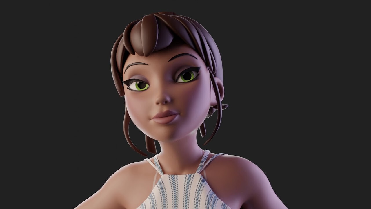 ArtStation - Butter my Butt - Talking Head