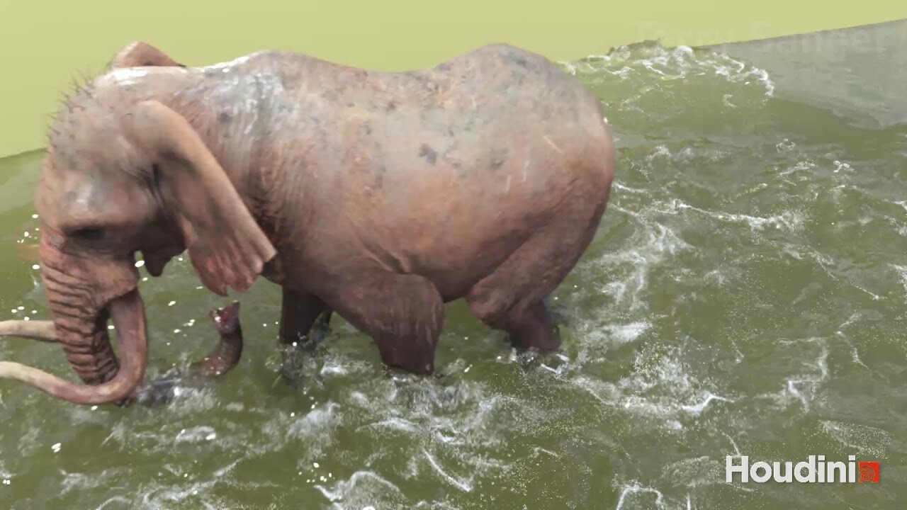 ArtStation - Elephant rising