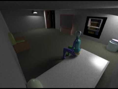 ArtStation - MidTerm animation (Creepy guy)