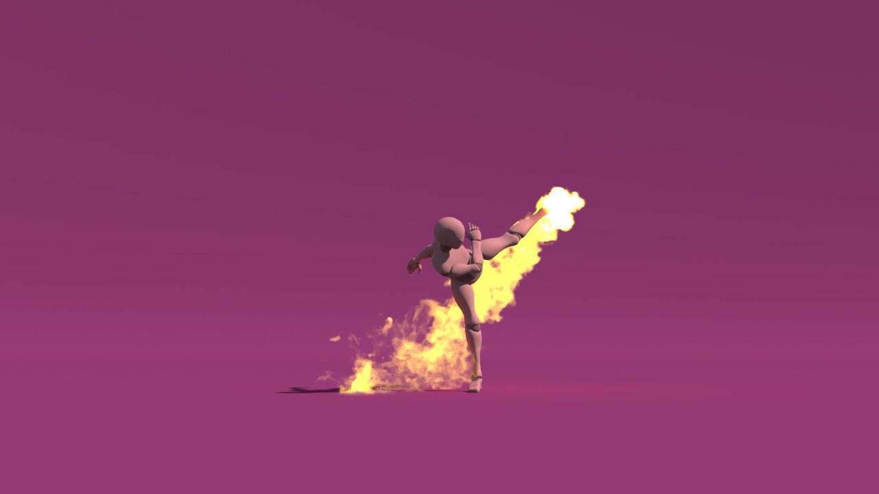 ArtStation - Fire Kick