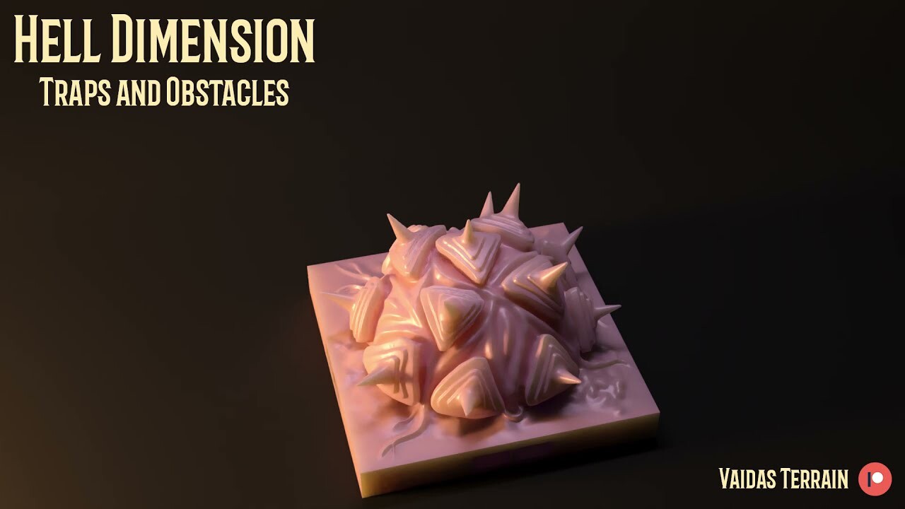 ArtStation - Hell Dimension: Traps and Obstacles - Model 8